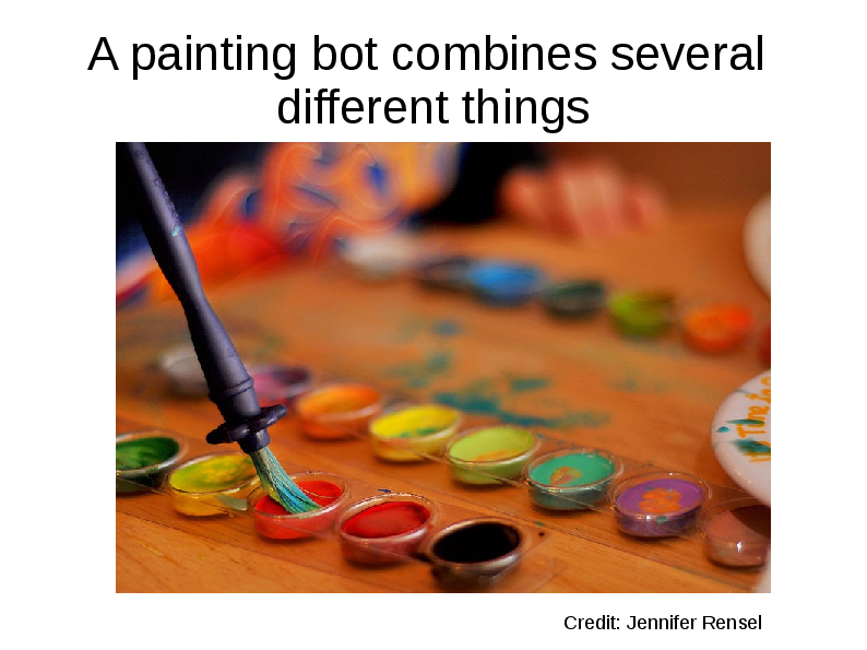 Painting Bots, Carving Bots